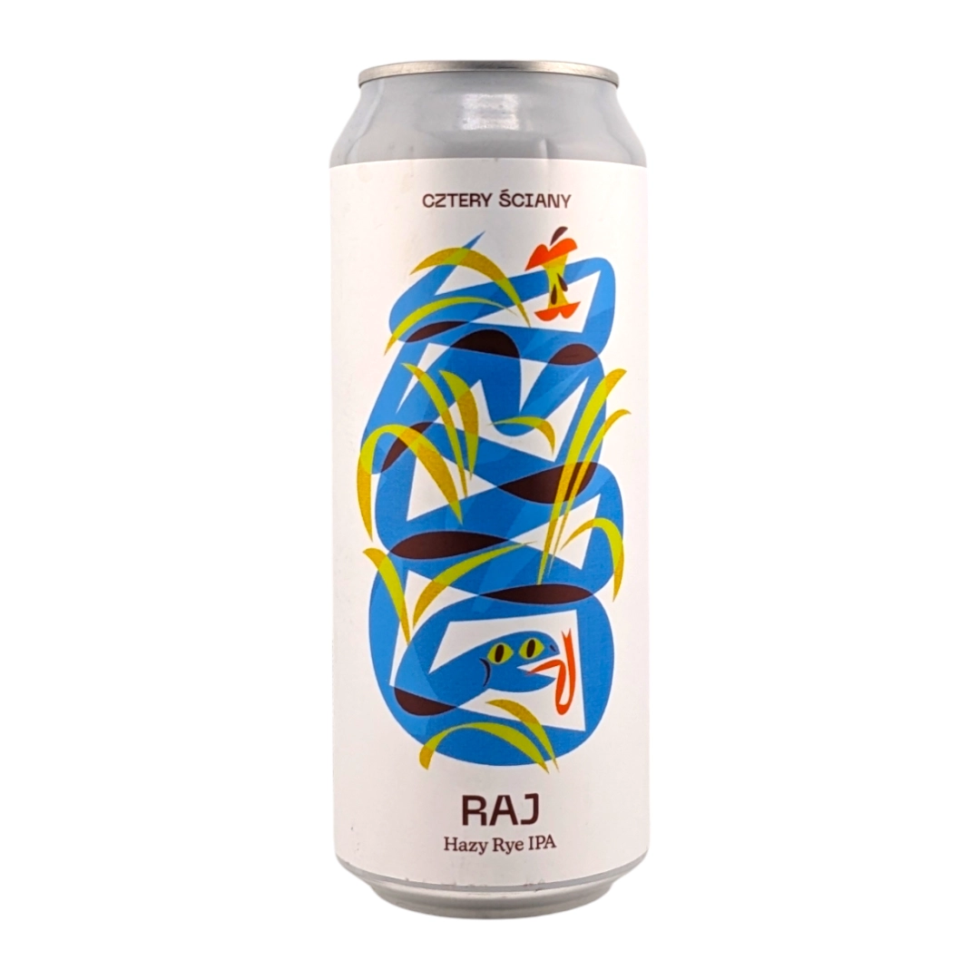 Cztery Ściany - Raj Hazy Rye IPA 500ml - ZygZak - Piwa rzemieślnicze i ...
