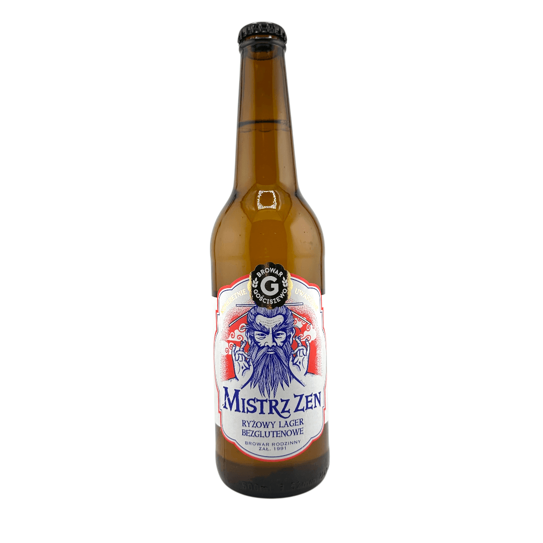 Gościszewo - Mistrz Zen Ryżowy Lager Bezglutenowy 500ml - ZygZak - Piwa ...